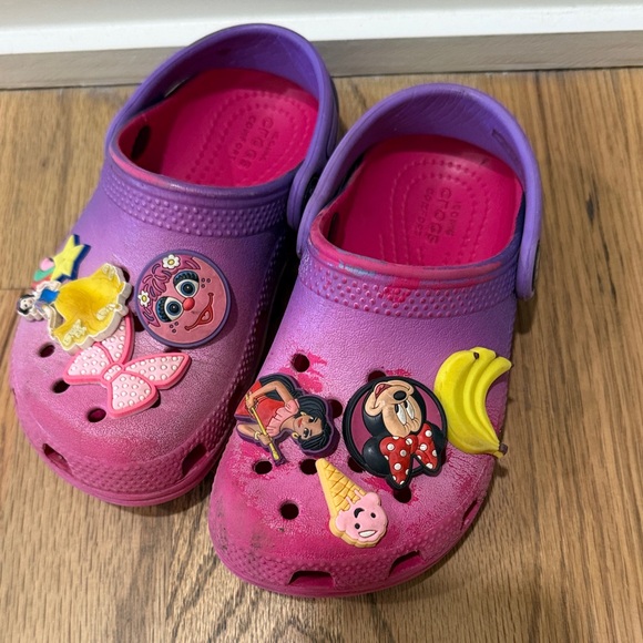 CROCS | Shoes | Colorful Kids Crocs With Fun Charms | Poshmark
